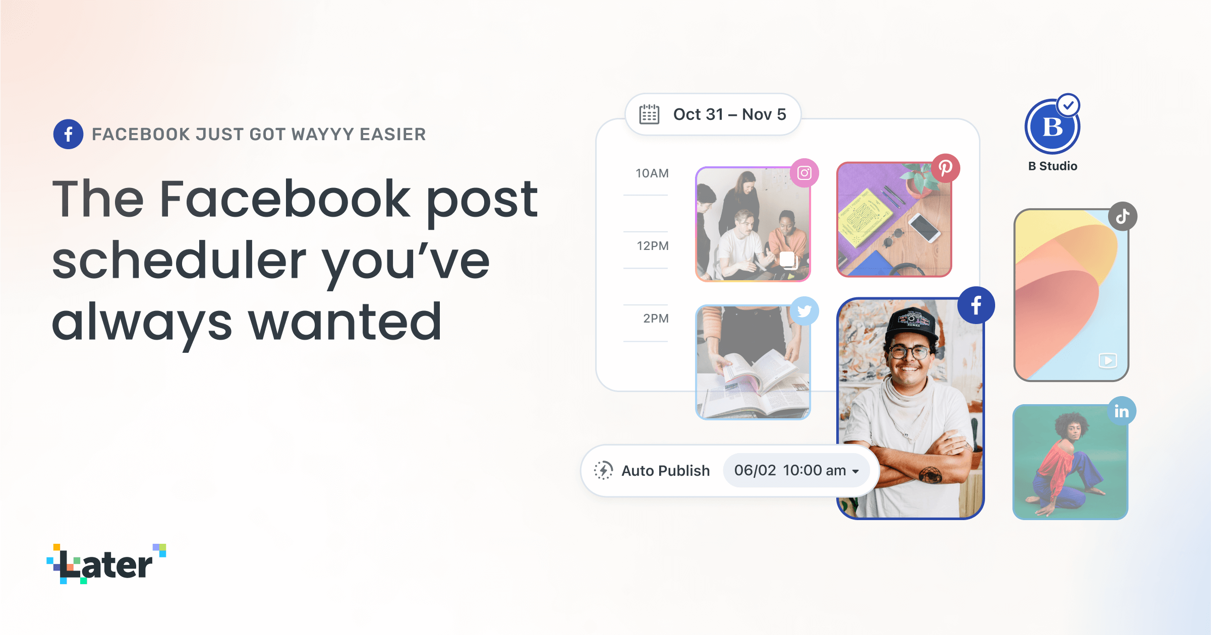 Facebook Post Scheduler - Schedule Facebook Posts with Later