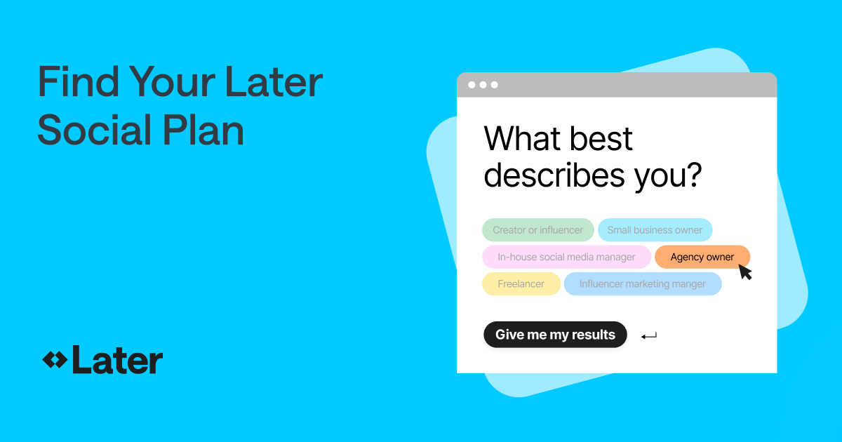 Which Later Social Media Management Plan is Right for You?
