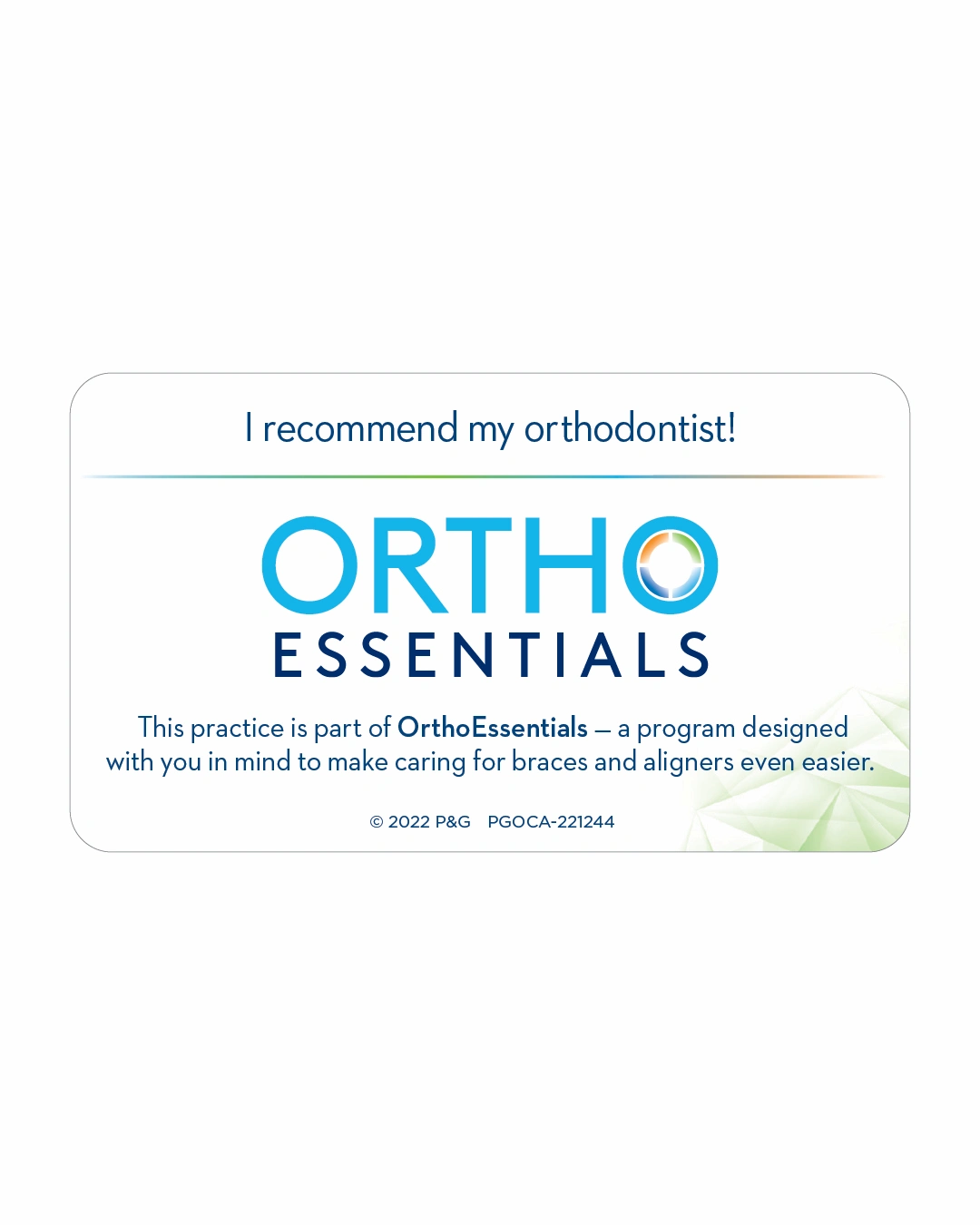 Ortho Essentials - Orthodontic Plaque Removal for Patients | Dentalcare.ca