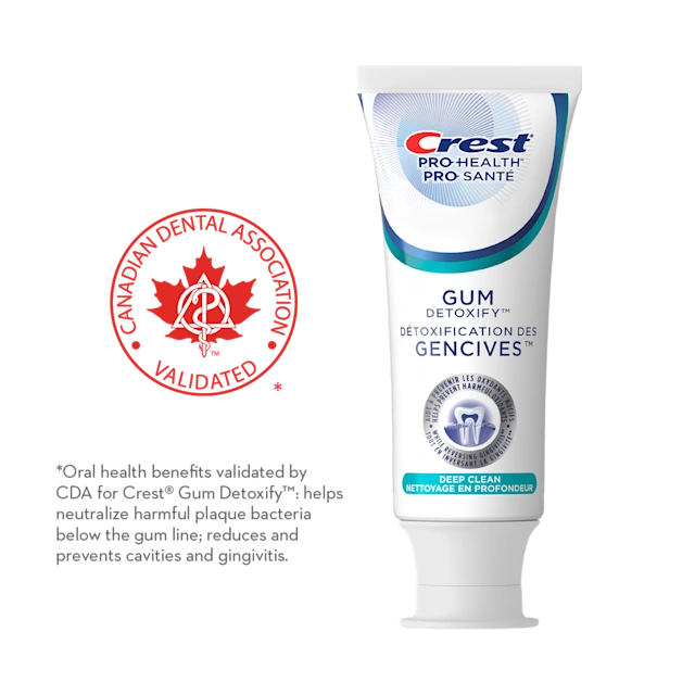 Crest Gum Detoxify Deep Clean | Dentalcare.ca