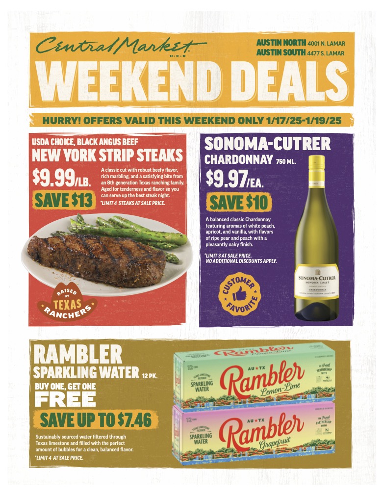 Weekend Deals - AUS | Central Market - Really Into Food