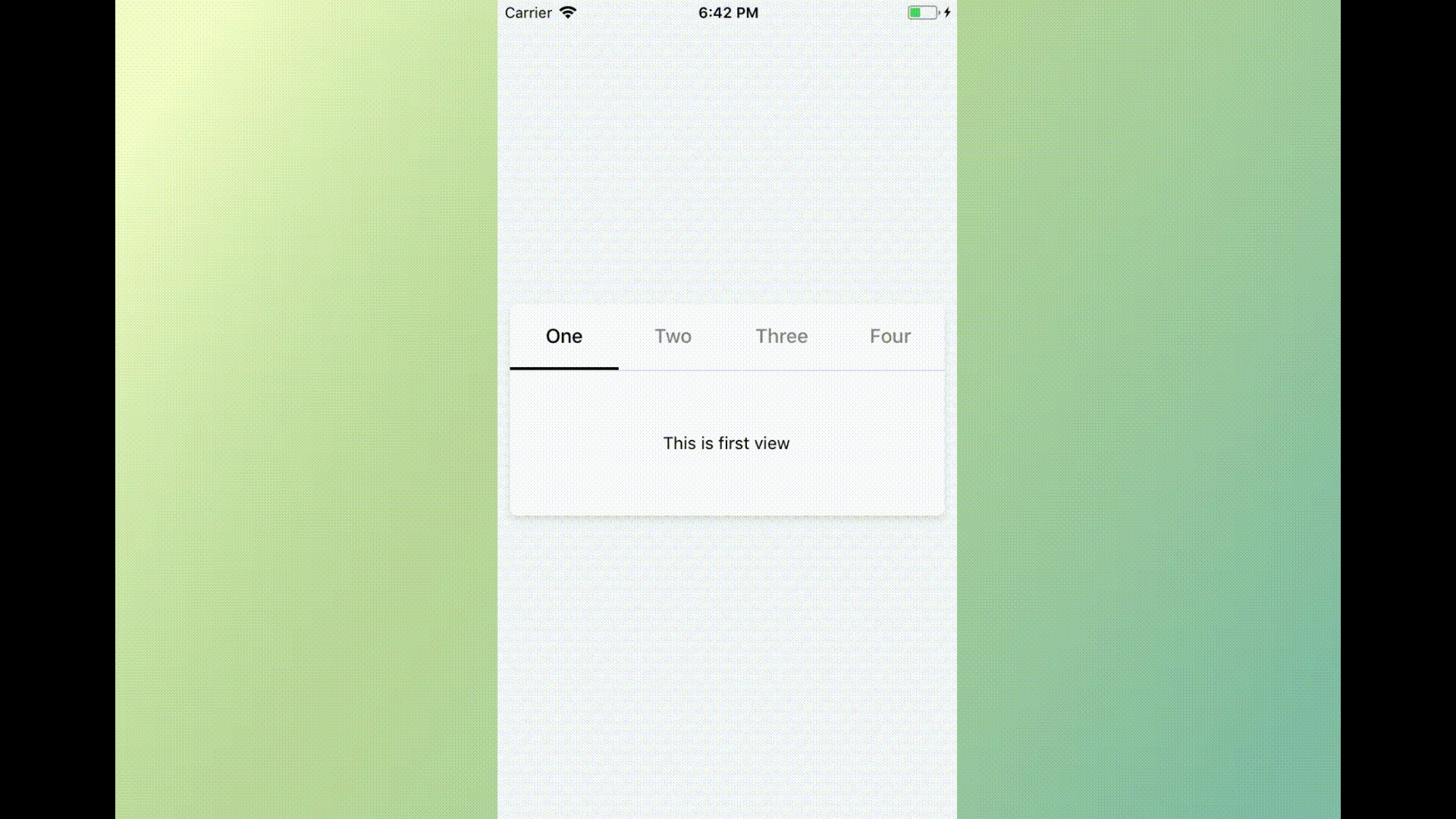 Segment Control | Awesome React Native
