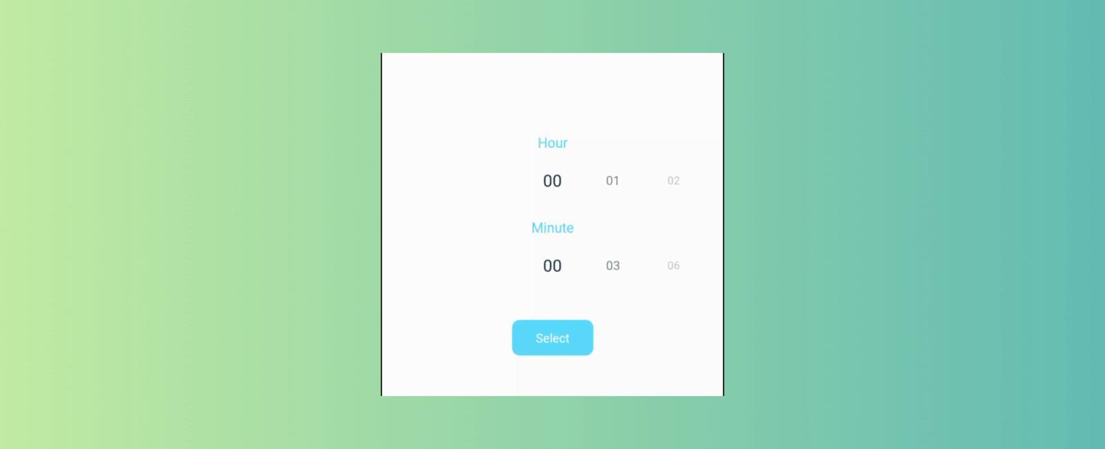 Modern Time Picker | Awesome React Native Modern Time Picker | Awesome React Native