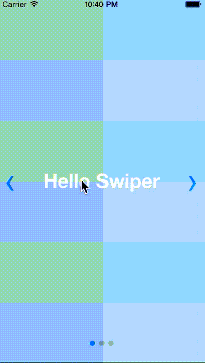 Basic Swiper | Awesome React Native