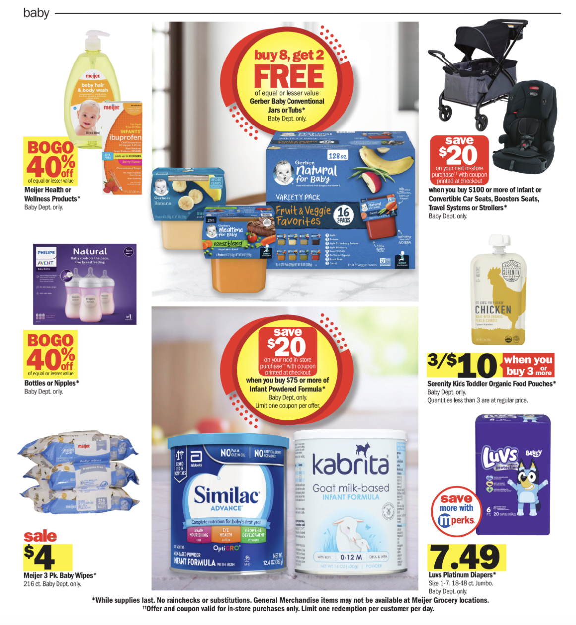 Meijer Weekly Ad and Deals Sept. 29 - Oct. 5, 2024 - The Krazy Coupon Lady