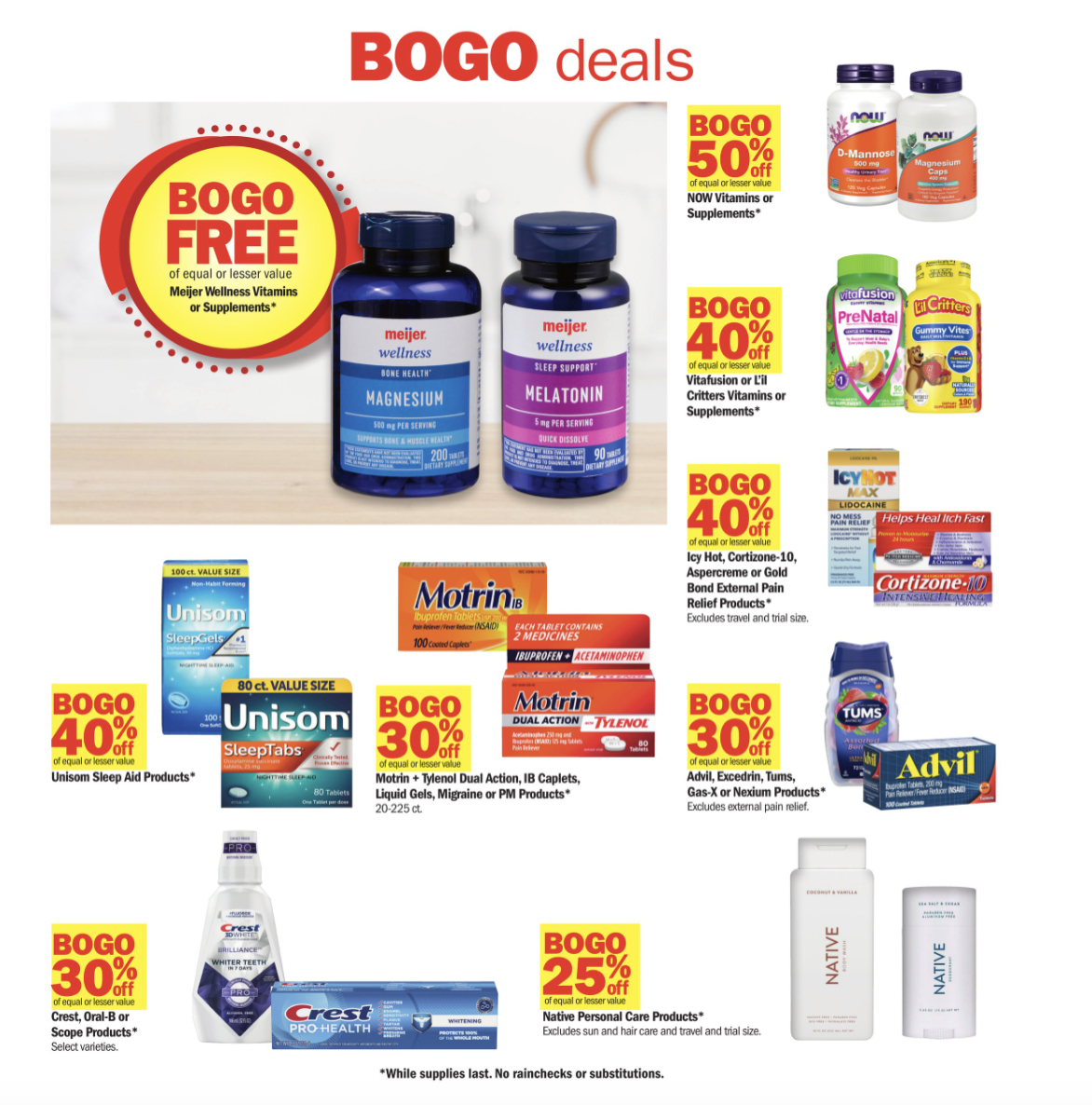 Meijer Weekly Ad and Deals Sept. 29 - Oct. 5, 2024 - The Krazy Coupon Lady