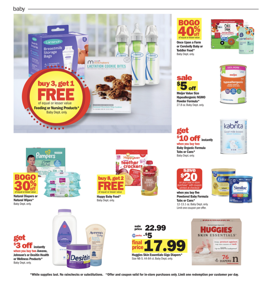 Meijer Weekly Ad and Deals Sept. 29 - Oct. 5, 2024 - The Krazy Coupon Lady