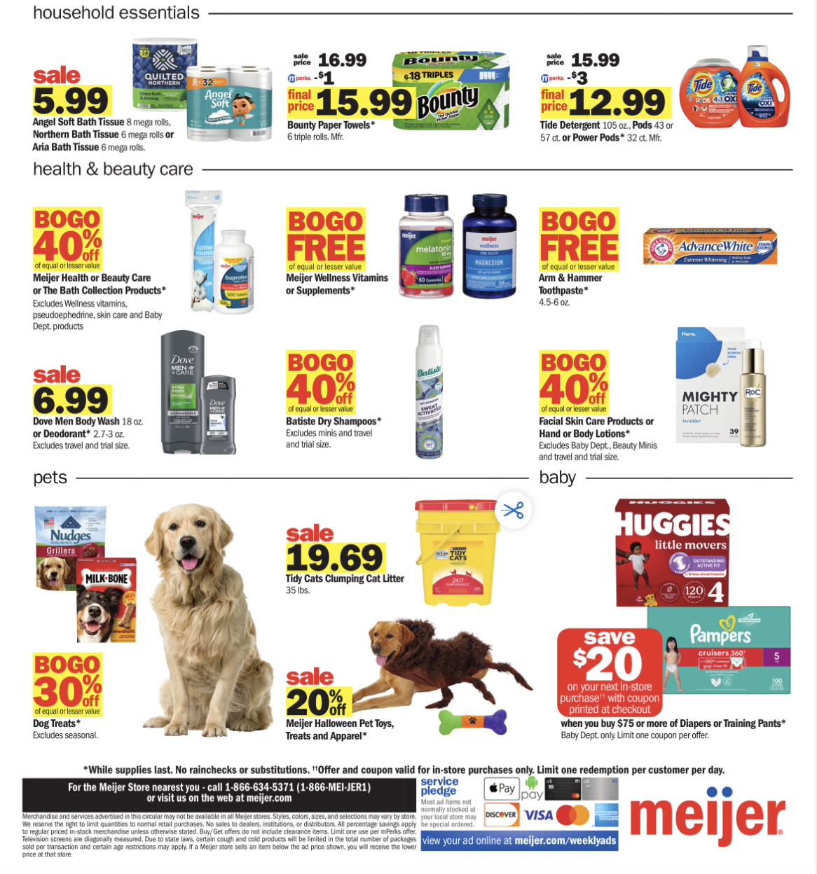Meijer Weekly Ad and Deals Sept. 29 - Oct. 5, 2024 - The Krazy Coupon Lady