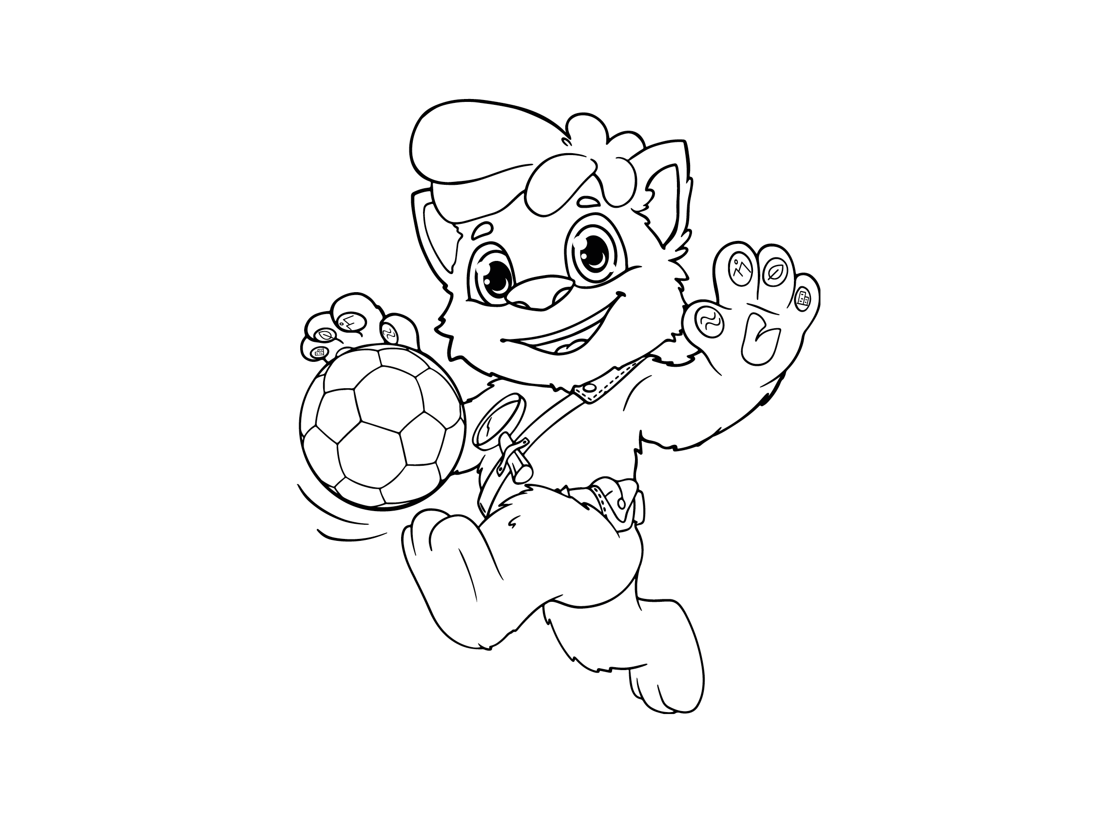 Yuki's colouring pages | EuroParcs