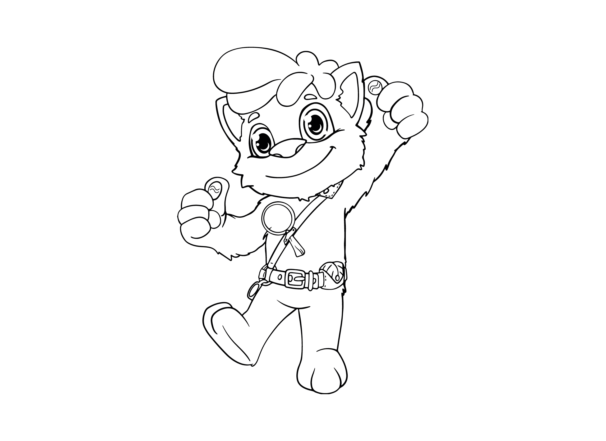 Yuki's colouring pages | EuroParcs