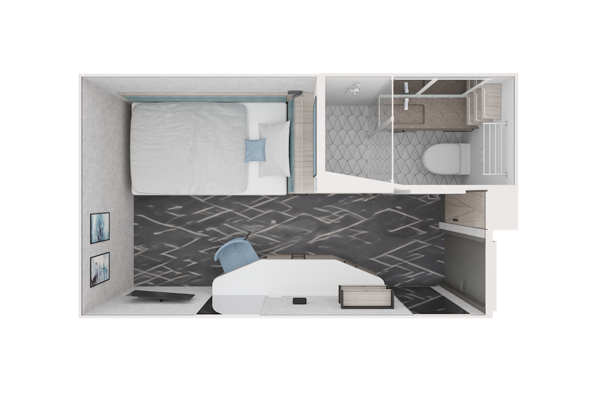 Die Single Cabin Inside der Mein Schiff Flotte | TUI Cruises