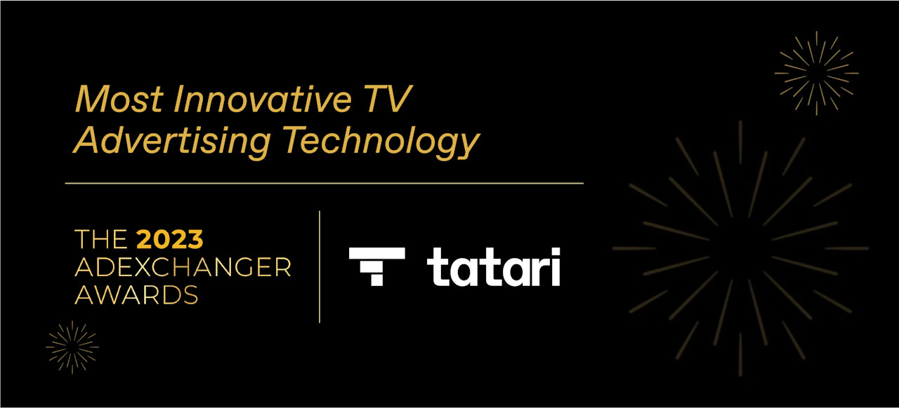 Tatari Wins AdExchanger’s 2023 Most Innovative TV Advertising Technology Award | Insights | Tatari