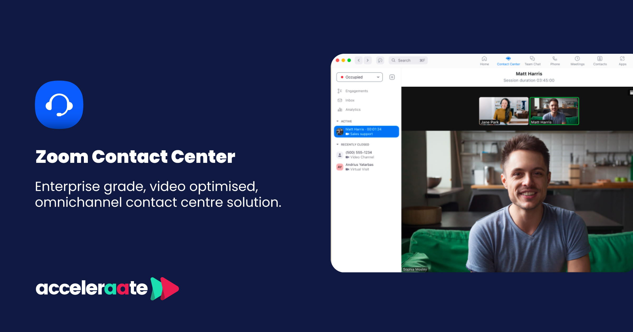 Zoom Contact Center Partner | System Integration | MSP | Acceleraate