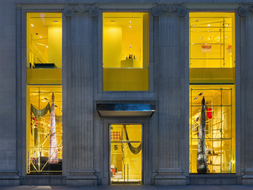 Calvin Klein's New York Flagship - Minnie Muse