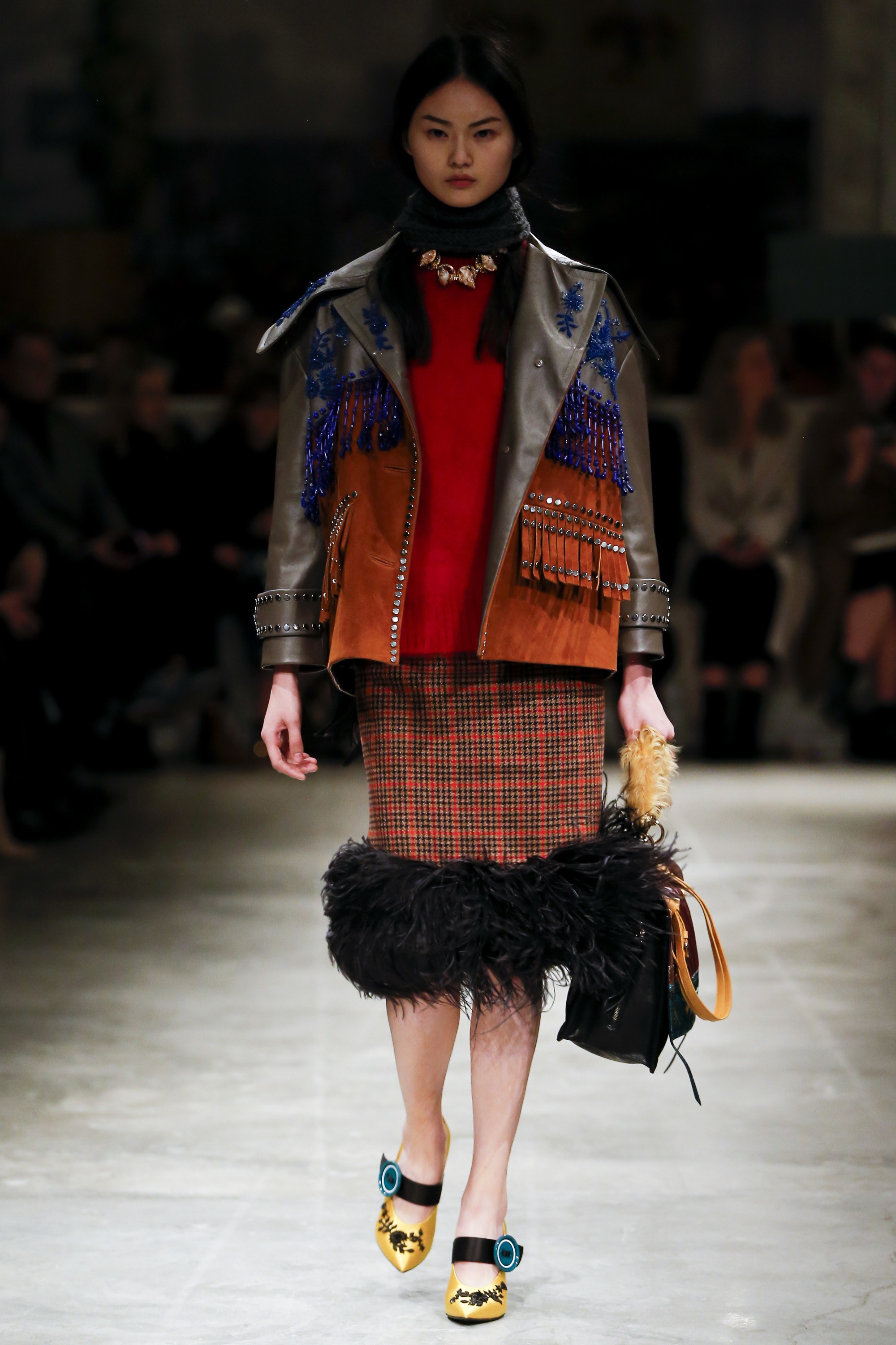 Prada F/W 2017 - Minnie Muse