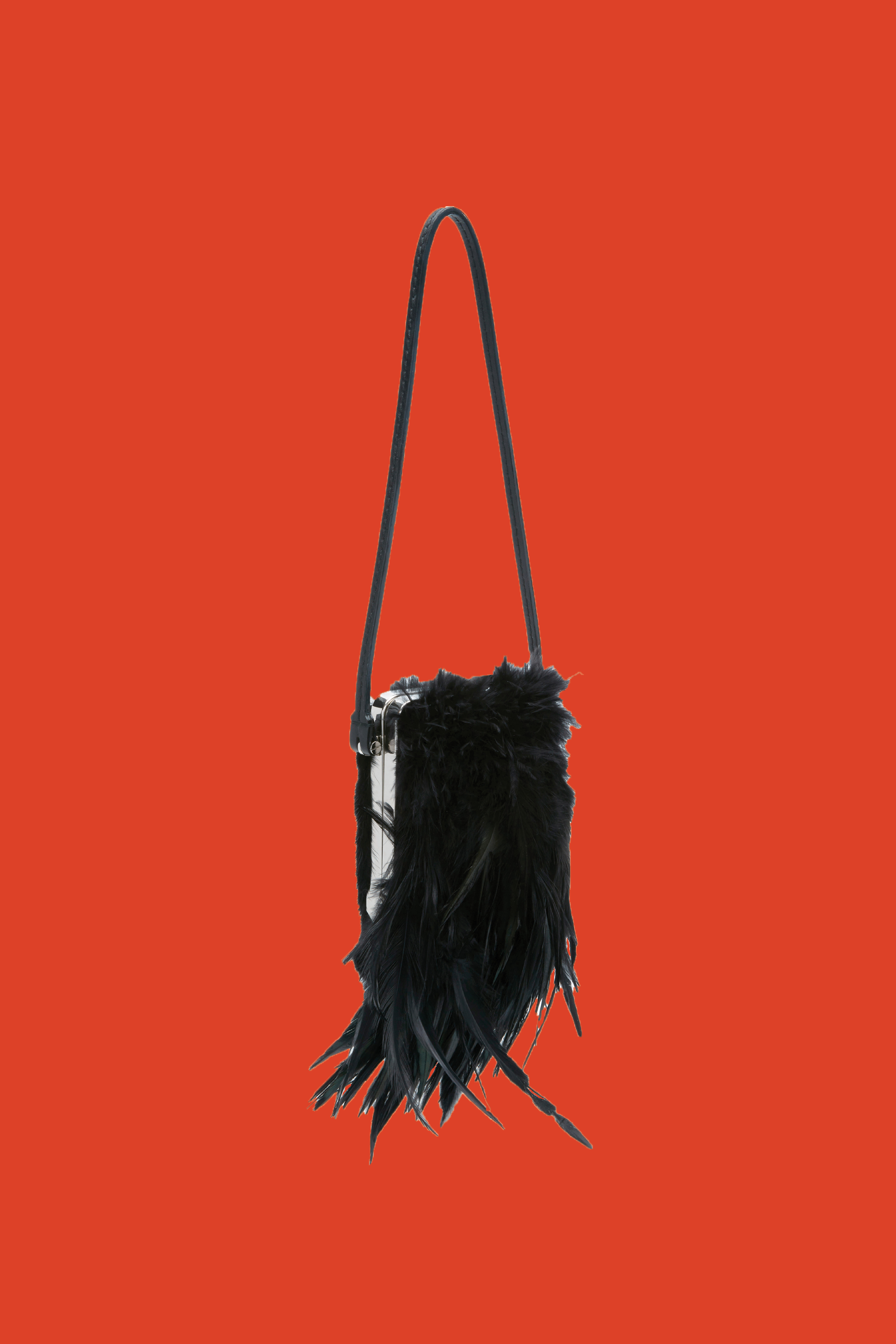 Proenza Schouler's Mini Frame Feathered Clutch - Minnie Muse