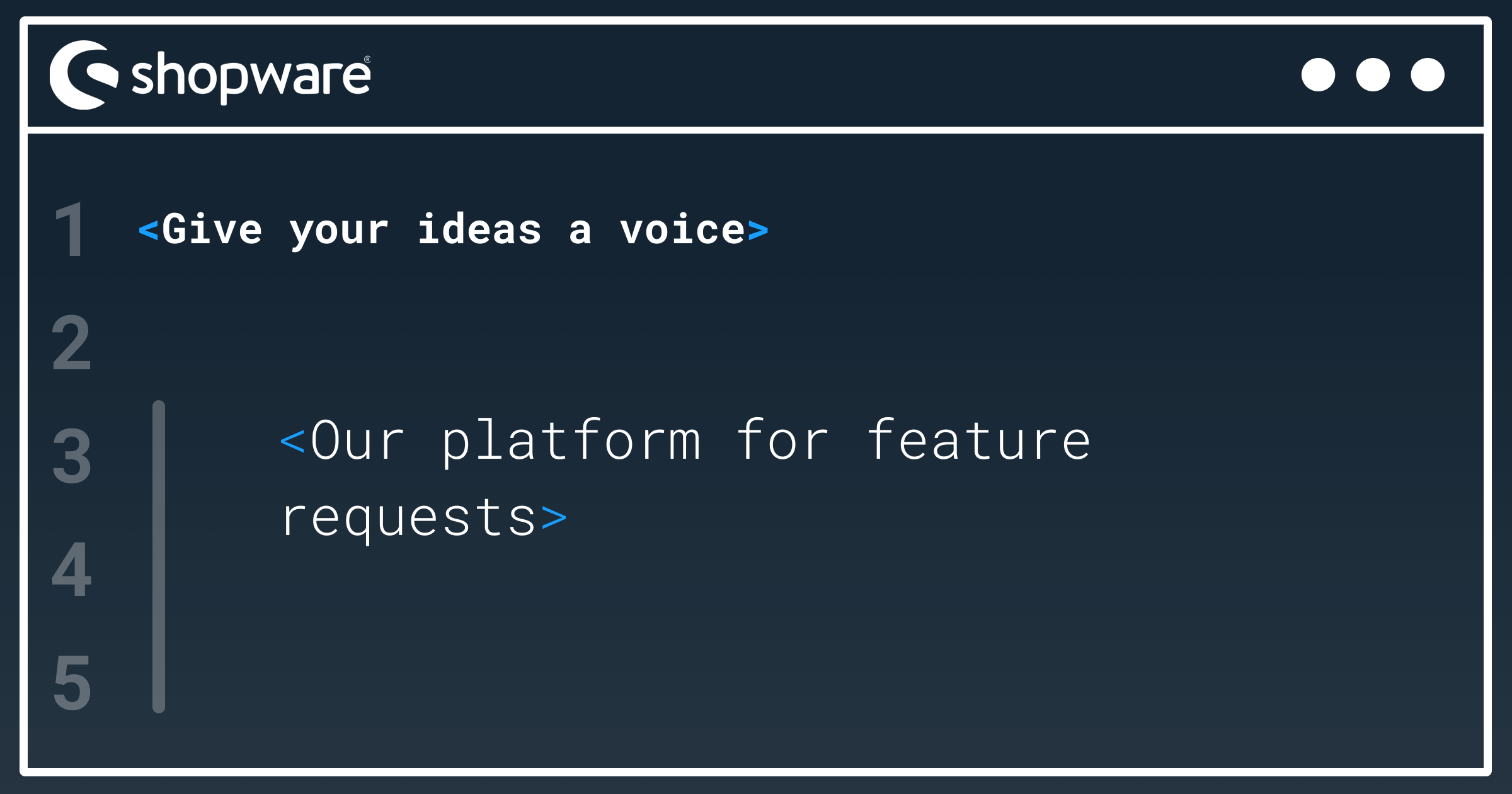 Influence the Shopware Roadmap | Shopware