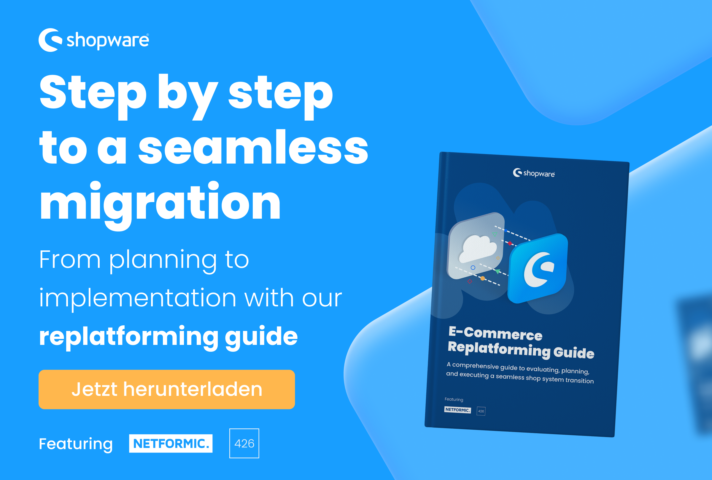 Replatforming Guide 2024: Ready for the Future! Free white paper | Shopware