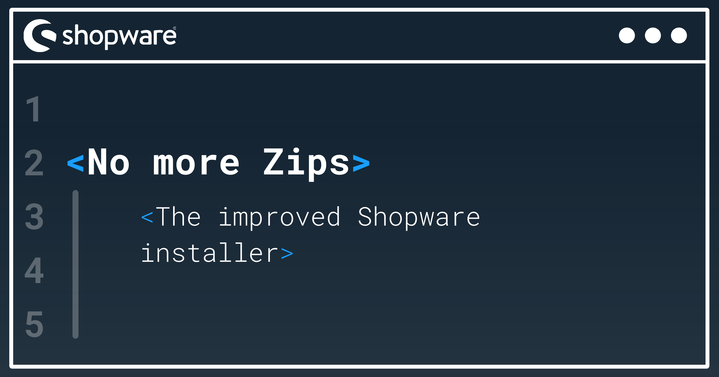 No more zips: The improved Shopware installer | Shopware