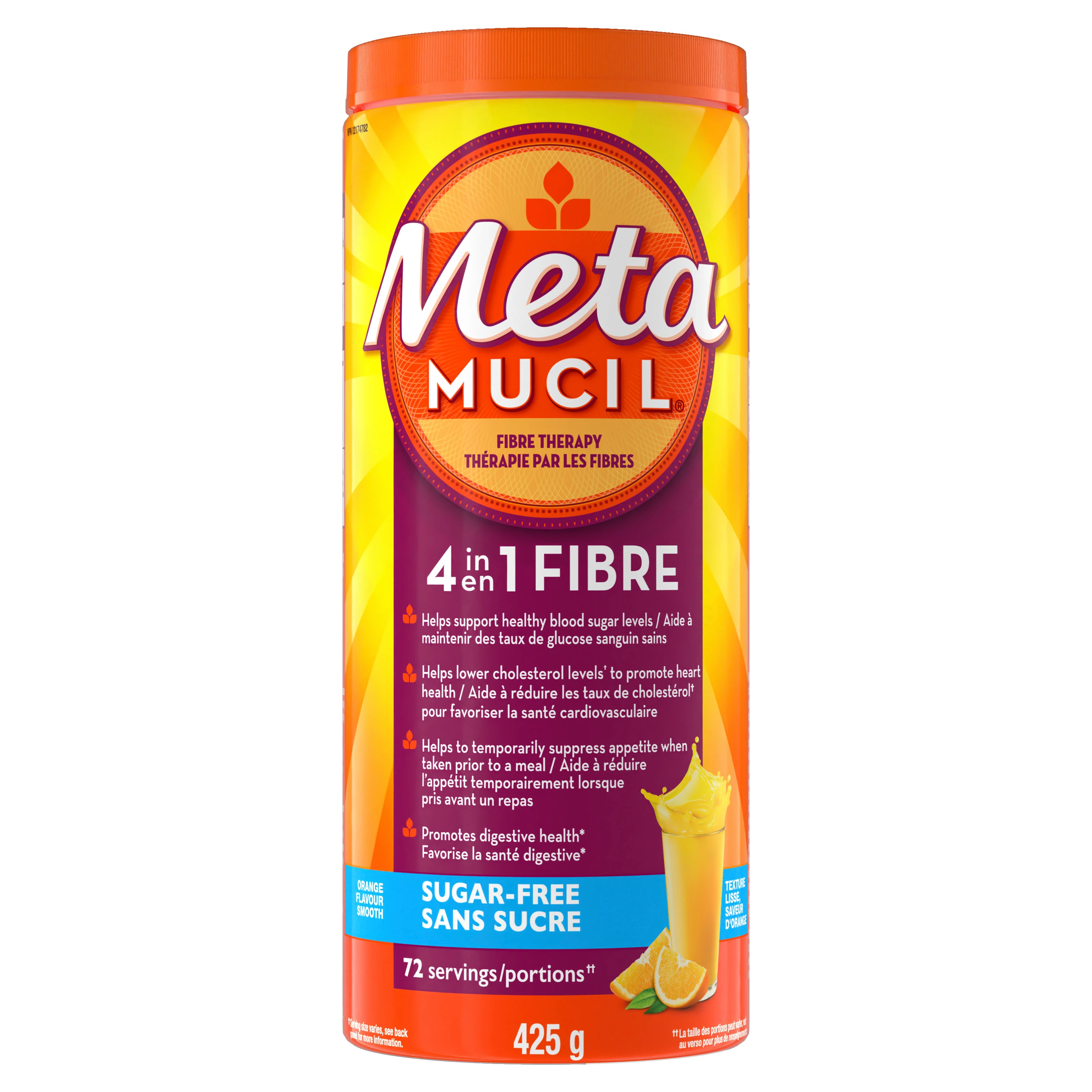 Metamucil - Smooth Texture Sugar Free Orange Fibre Powder | Metamucil