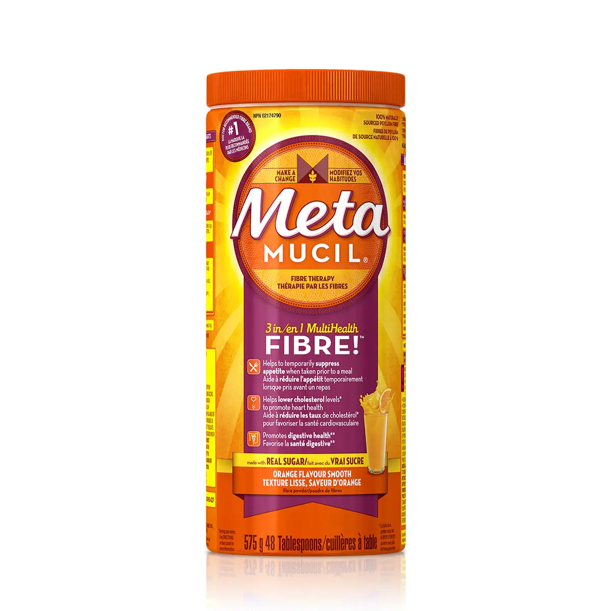 Metamucil - Orange Smooth Fibre Powder | Metamucil