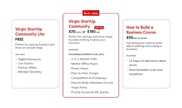 Virgin StartUp Community
