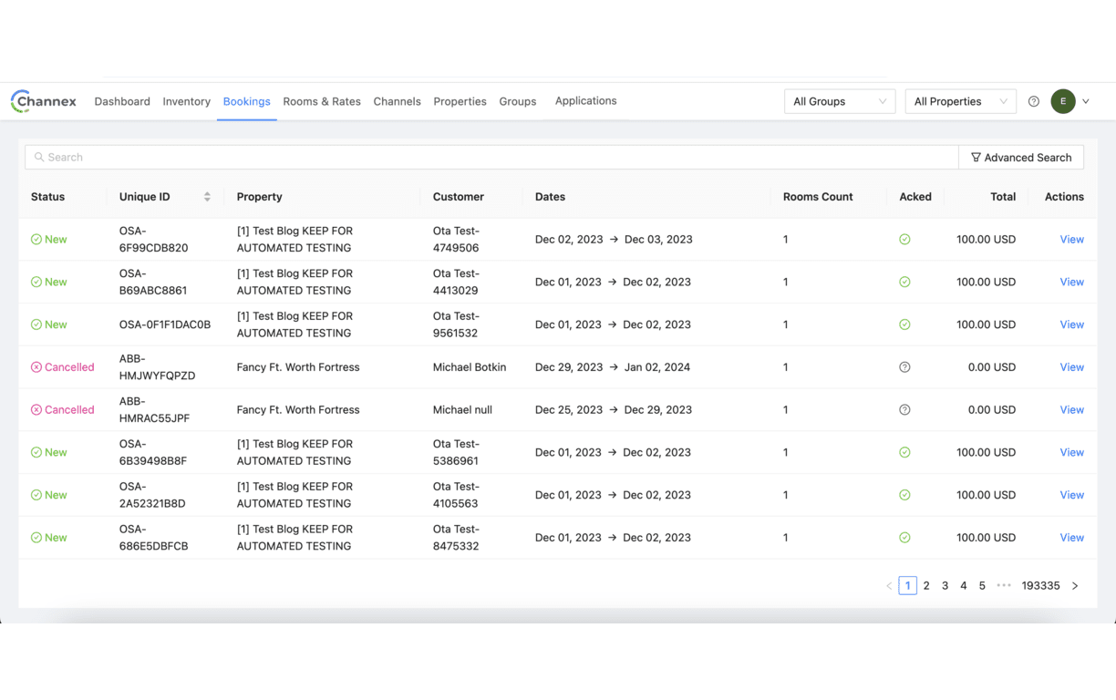 Channex | Apaleo Store