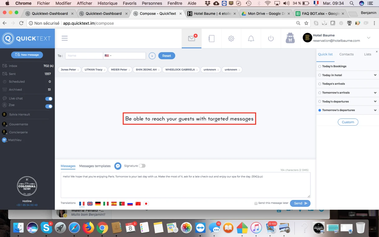Quicktext | Apaleo Store