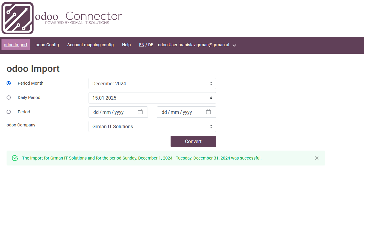 odoo Connector | Apaleo Store