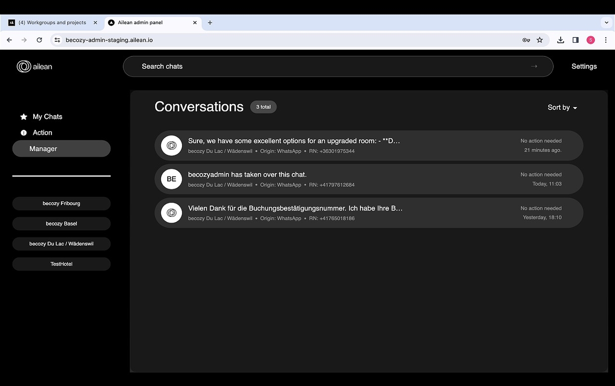 ailean for hospitality | Apaleo Store