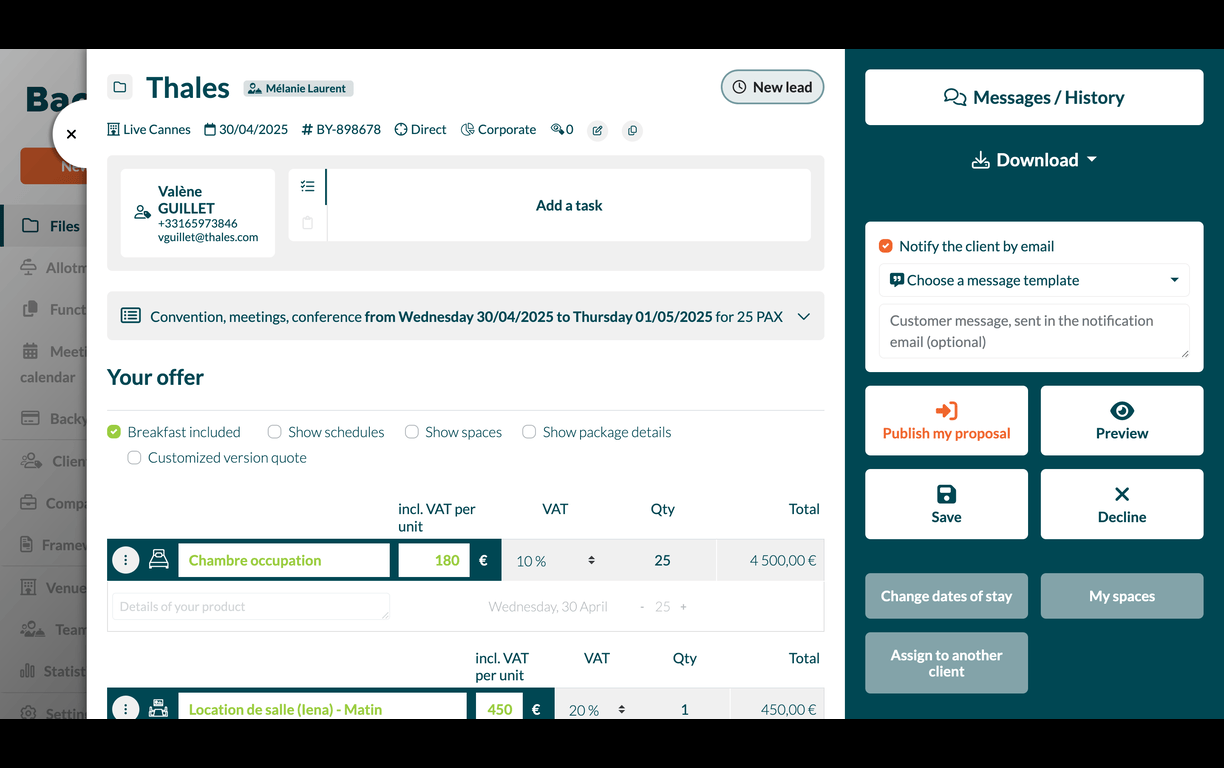 Backyou | Apaleo Store