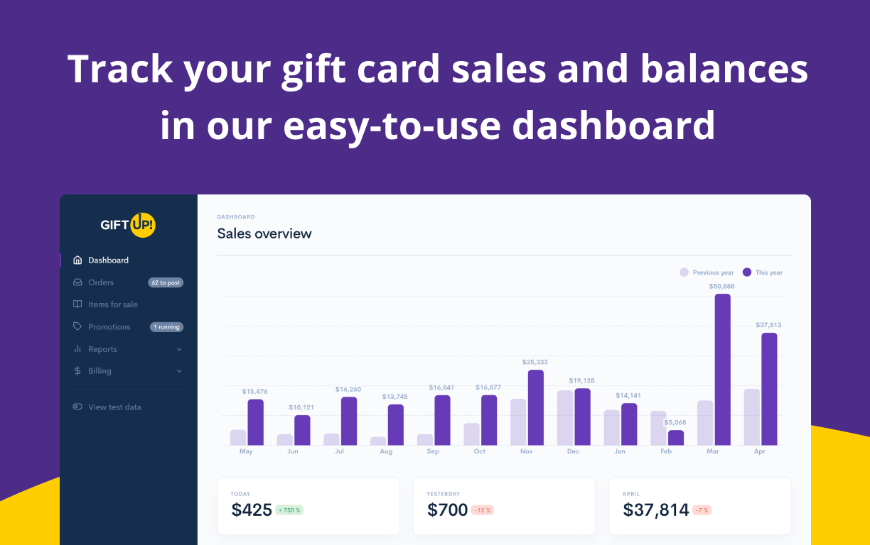 Gift Up | Apaleo Store