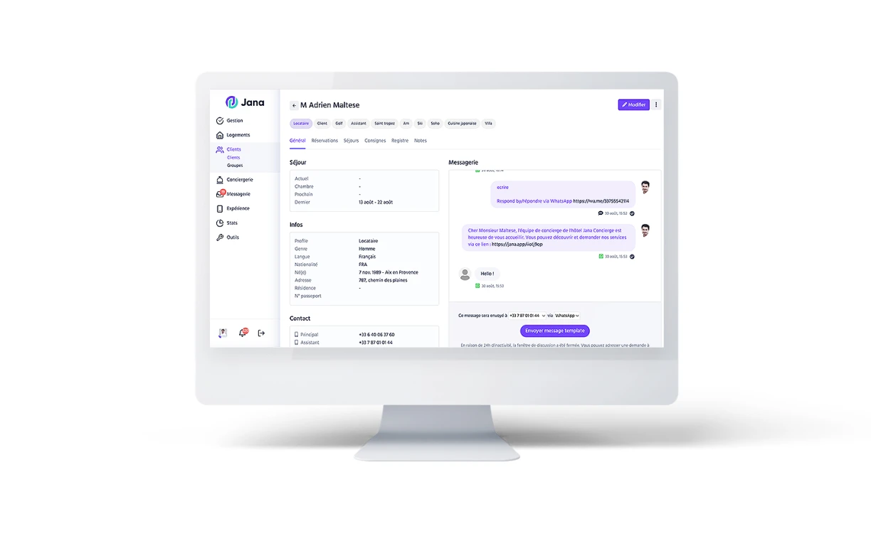 Jana Concierge | Apaleo Store