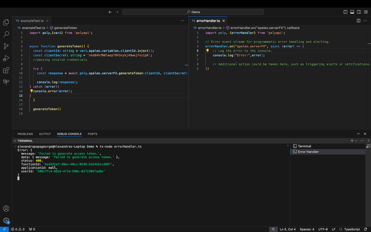 PolyAPI | Apaleo Store
