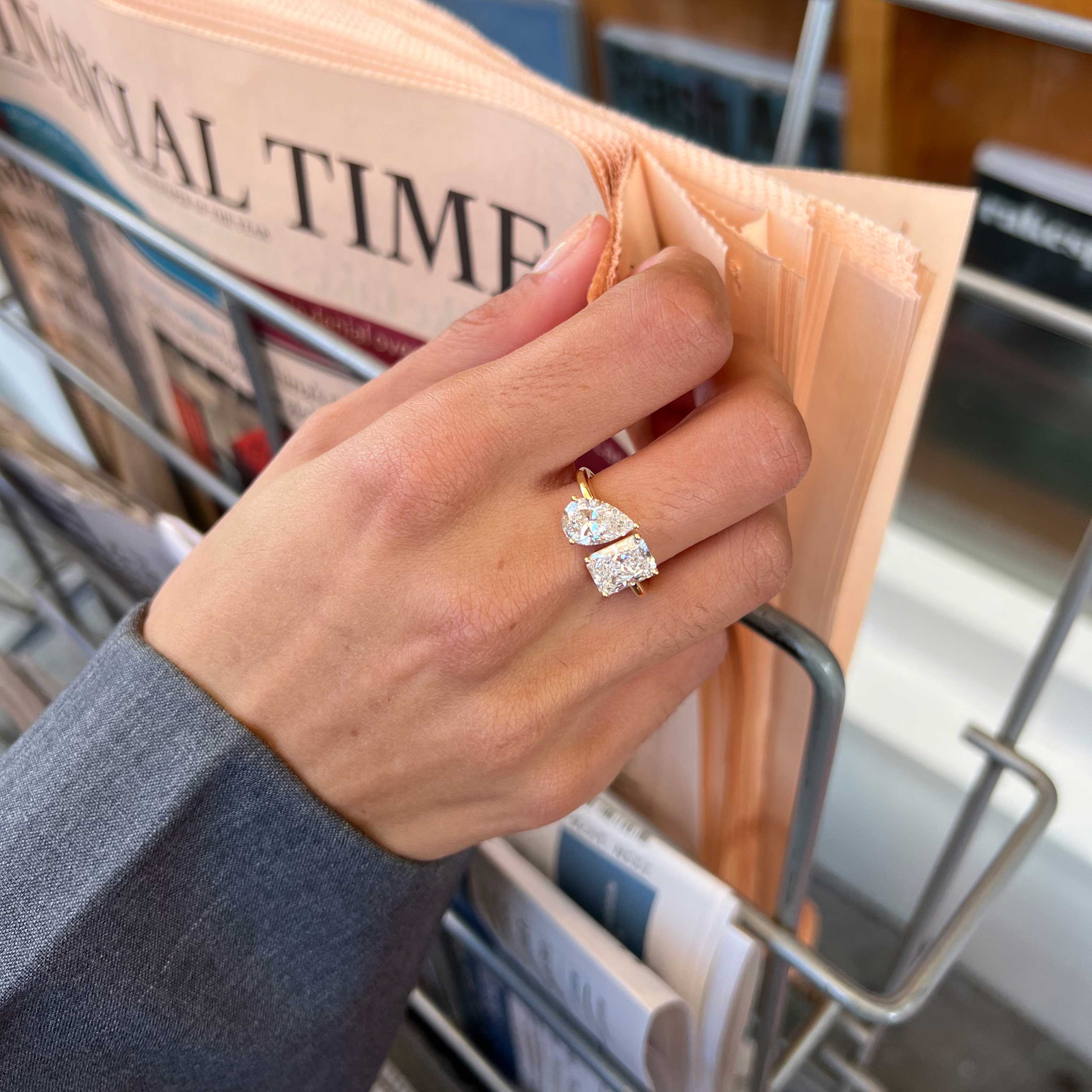 Lab Grown Diamond Engagement Rings with 18K Recycled Gold | Kimaï