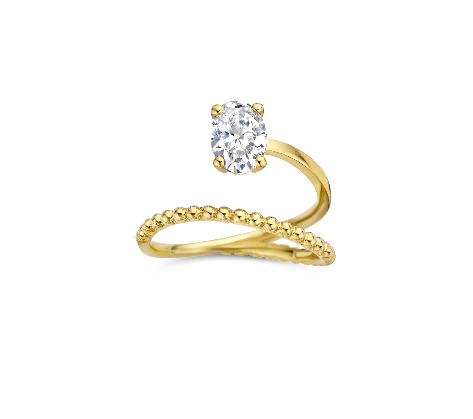 Shop Lab Grown Diamond Rings in 18k Recycled Gold | Kimaï