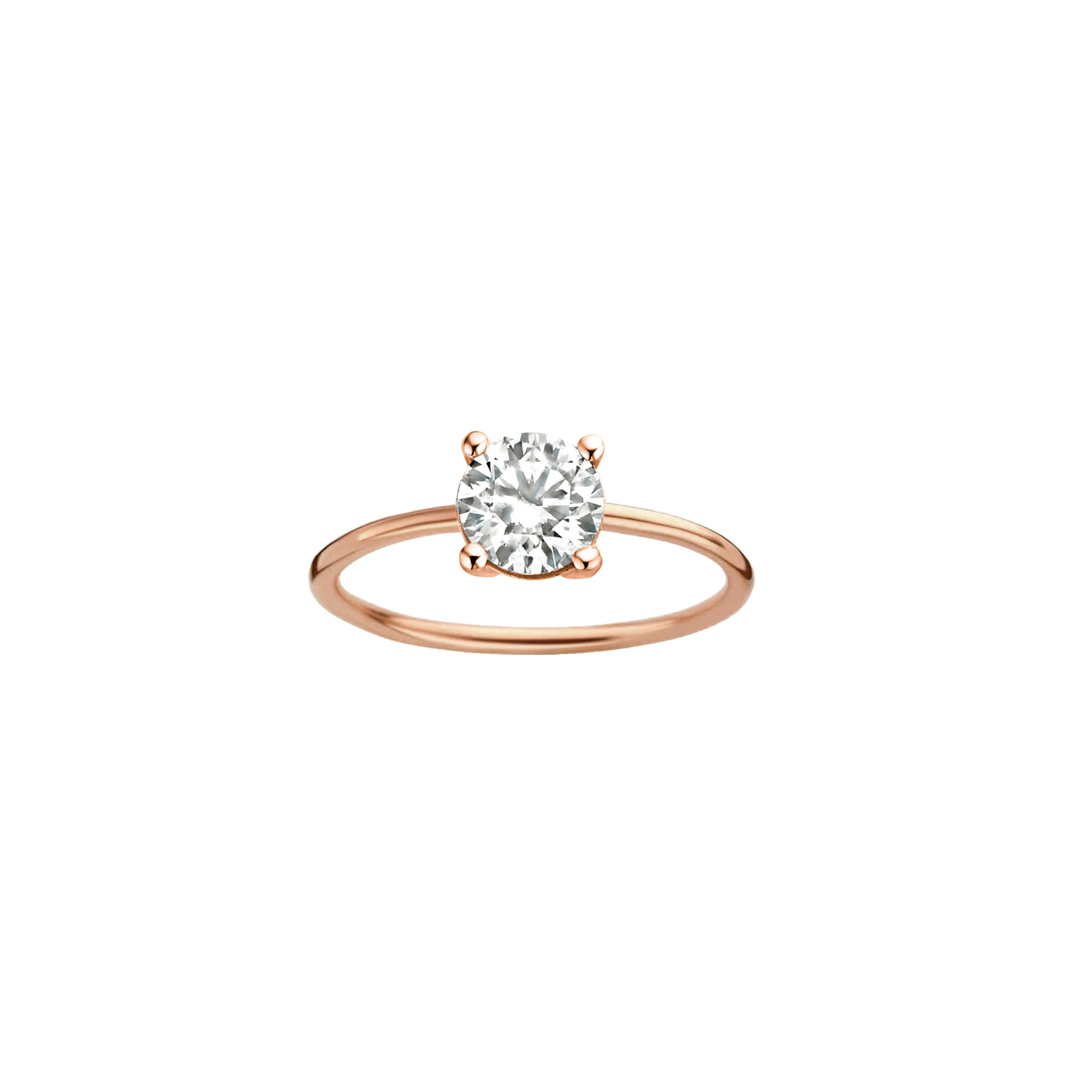 Eva Round Ring, Lab Grown Diamond Ring by Kimaï