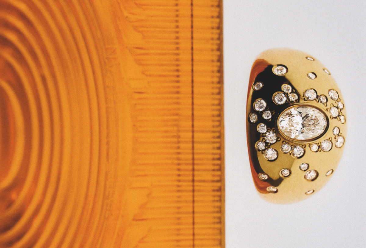 Jane Trilogy Ring, Lab Grown Diamond Ring by Kimaï