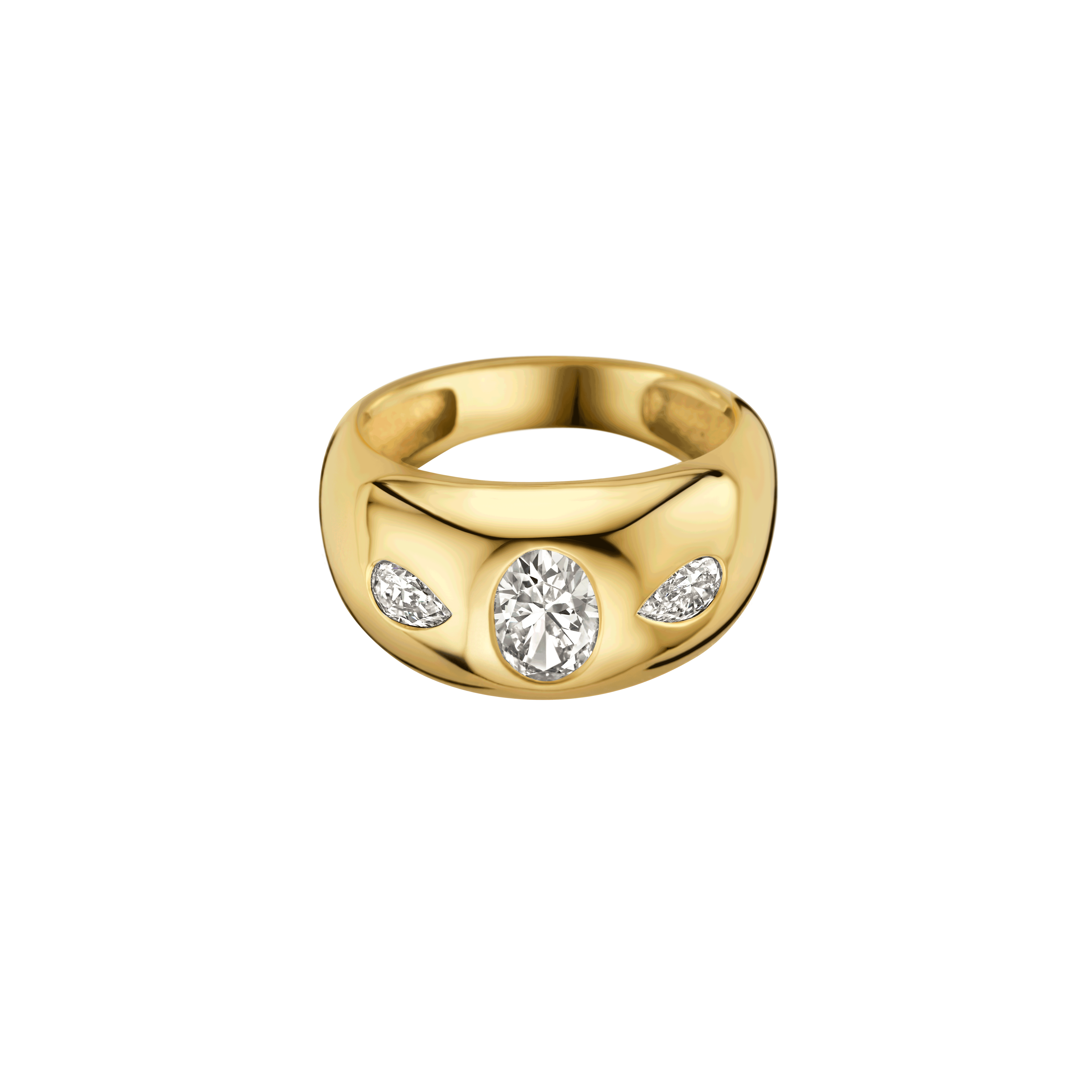 Shop Lab Grown Diamond Rings in 18k Recycled Gold | Kimaï