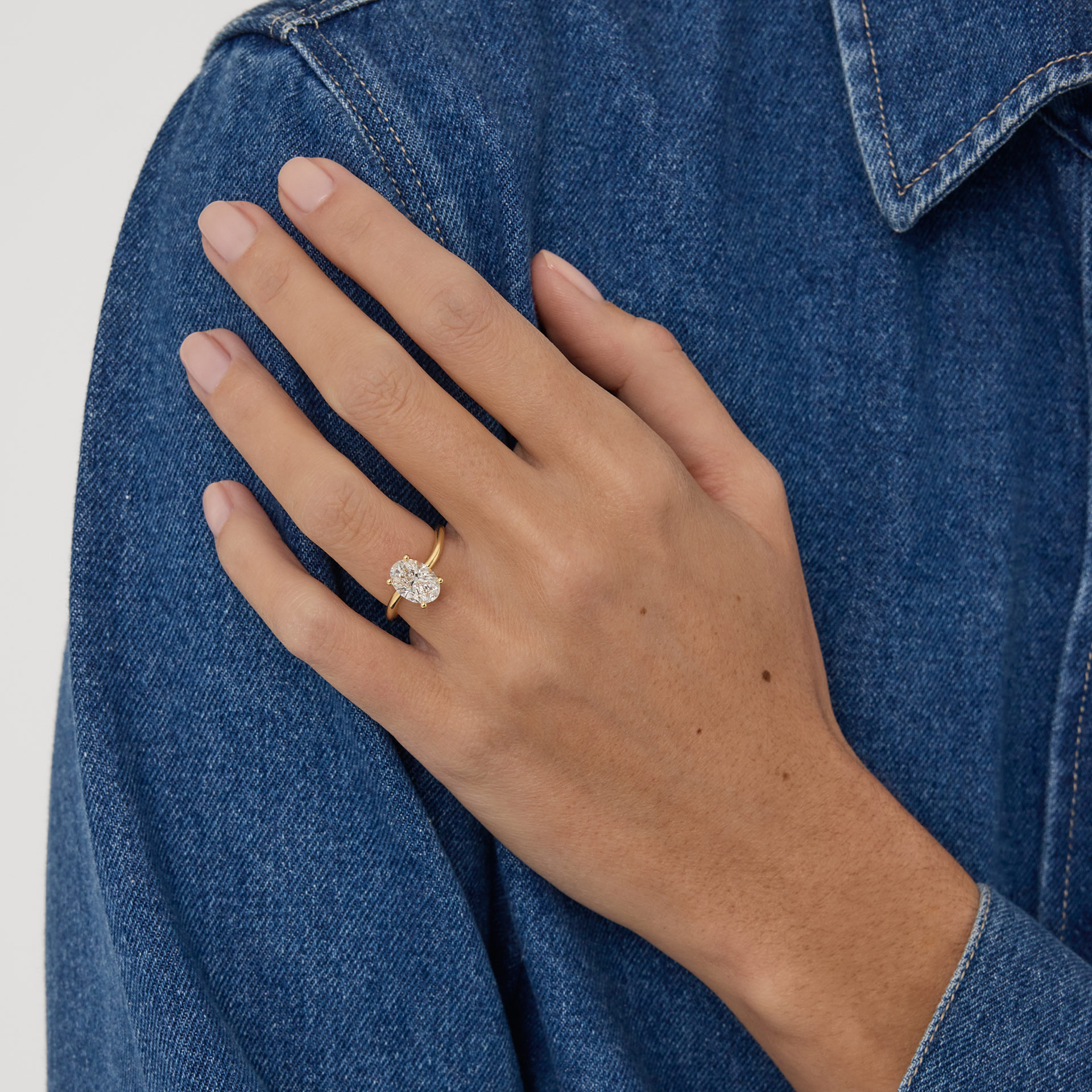 Lab Grown Diamond Engagement Rings Made with 18K Recycled Gold | Kimaï