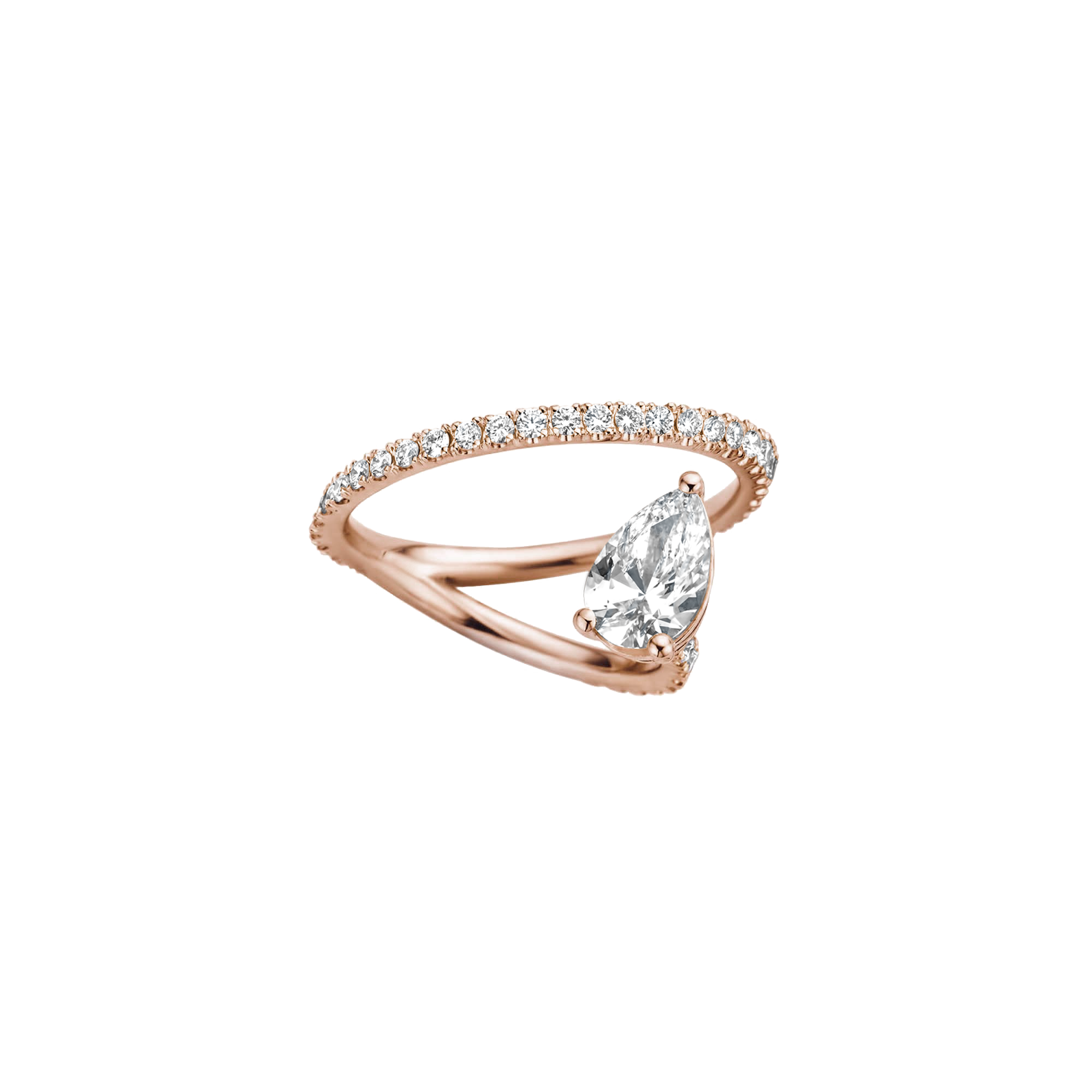 Recycled Gold Lab Diamond Engagement Ring, Frida | Kimai