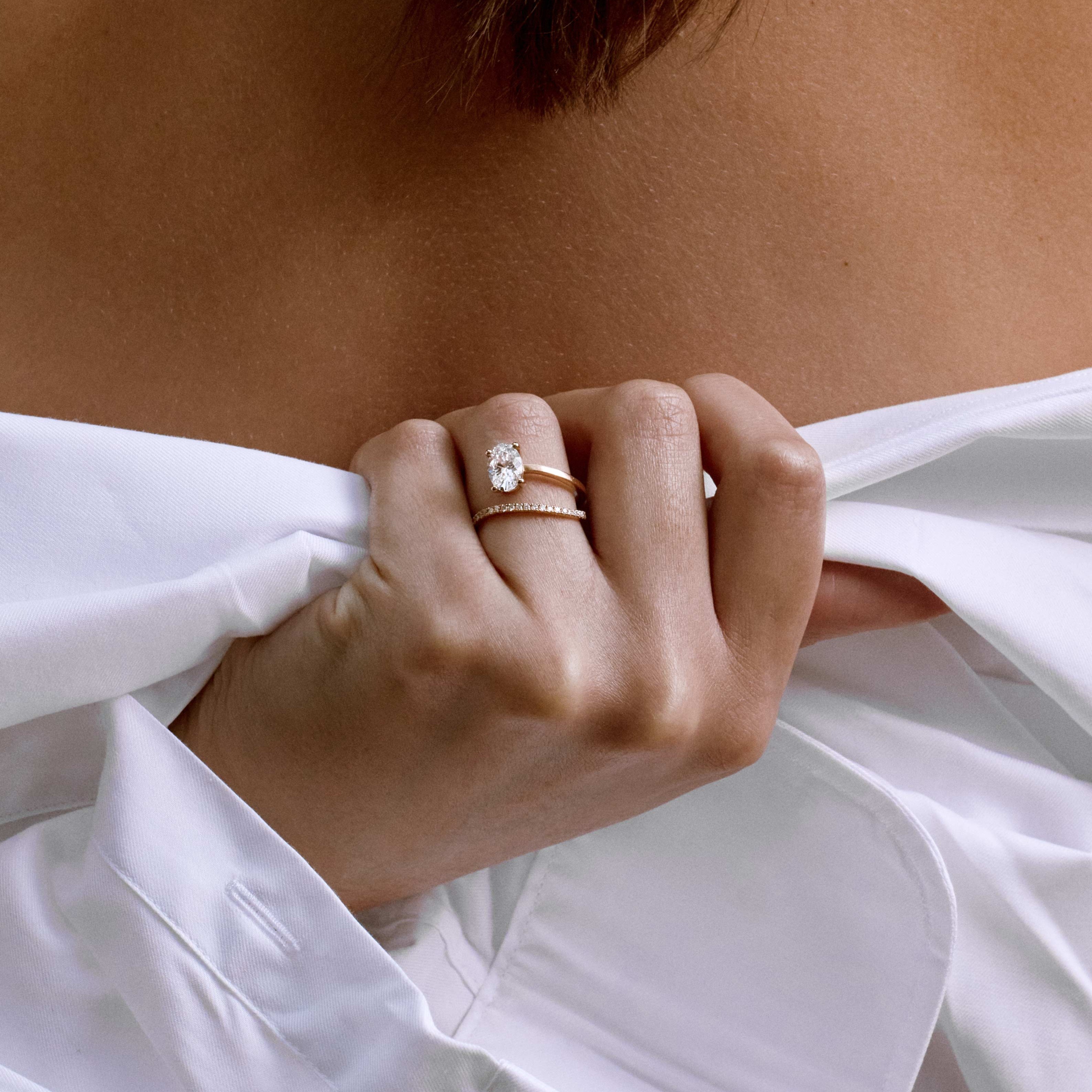 Lab Grown Diamond Engagement Rings with 18K Recycled Gold | Kimaï EU