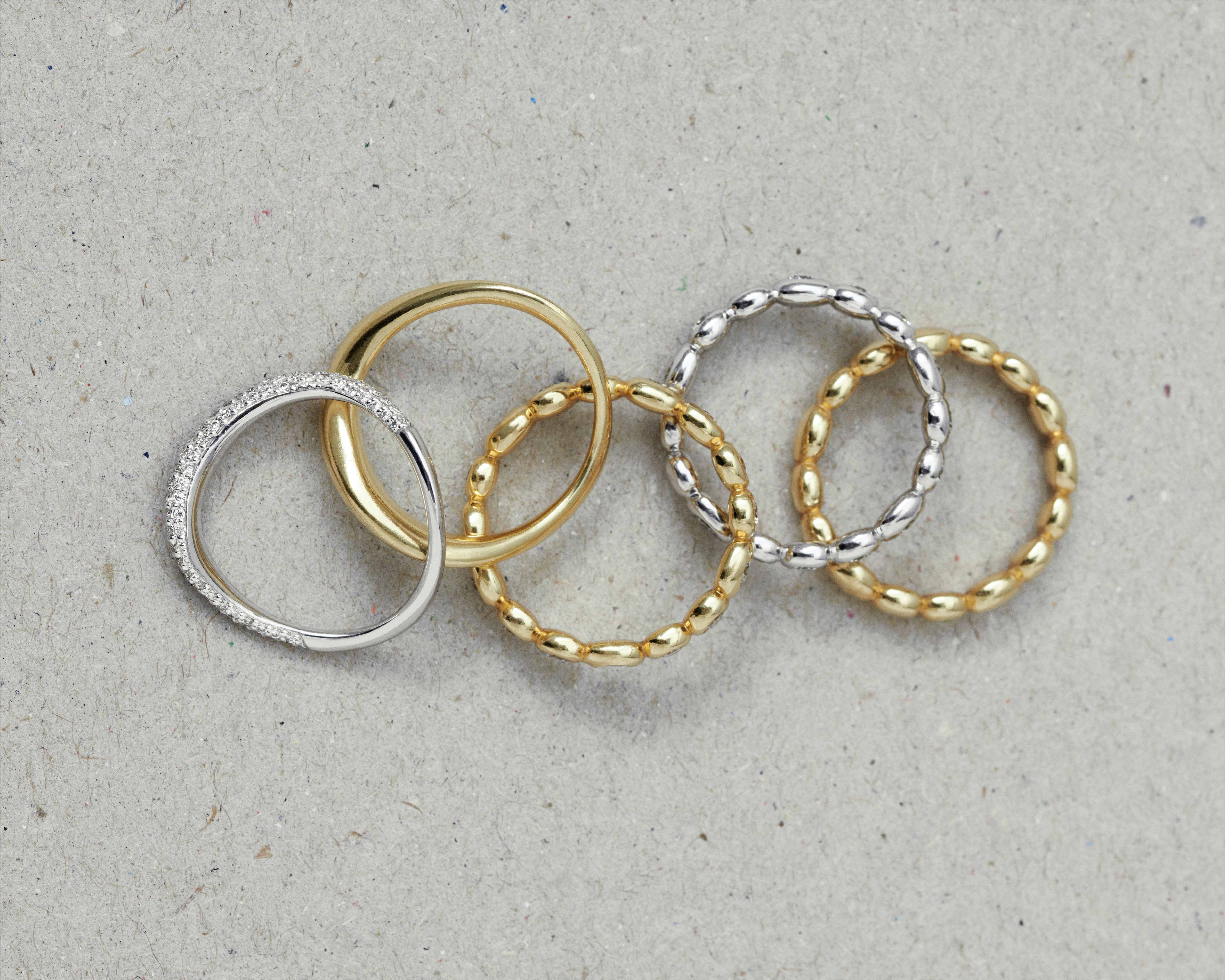 14k Recycled Gold Chain Link Mens Bracelet, Unity