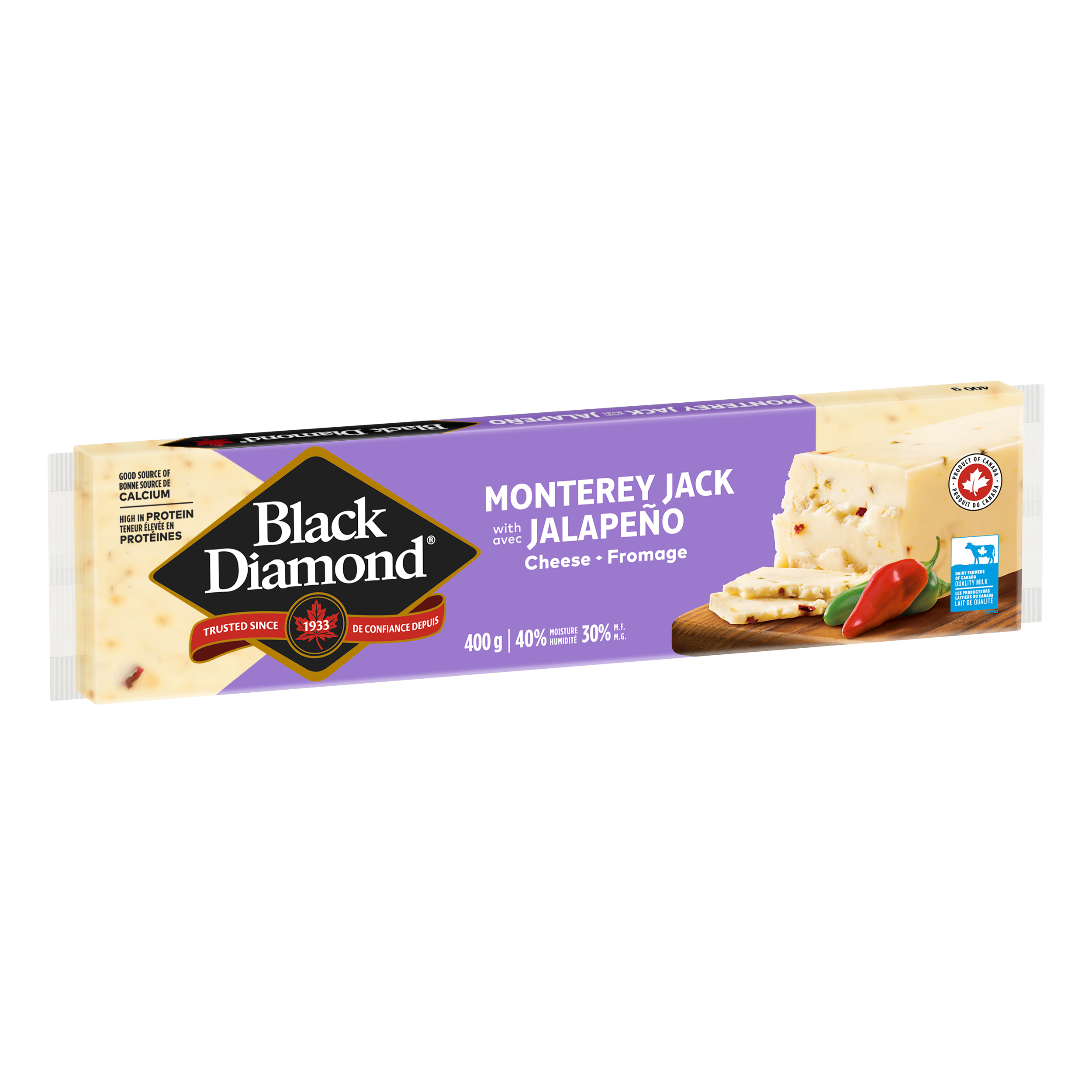 Monterey Jack with Jalapeňo Natural Cheese Bars