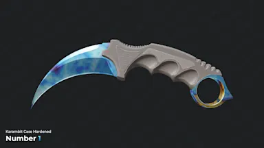 Karambit Case Hardened - Blue Gem Patterns Guide - Skinport Blog
