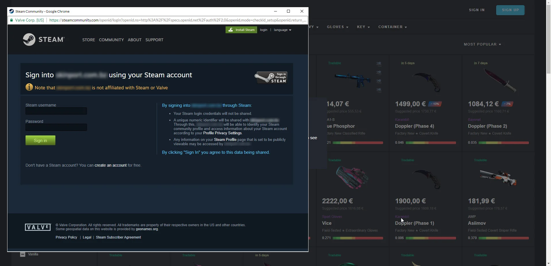 Protect yourself against Phishing Scams! - Skinport Blog