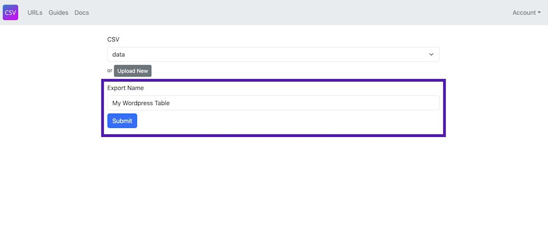 Create Sortable Tables in Wordpress