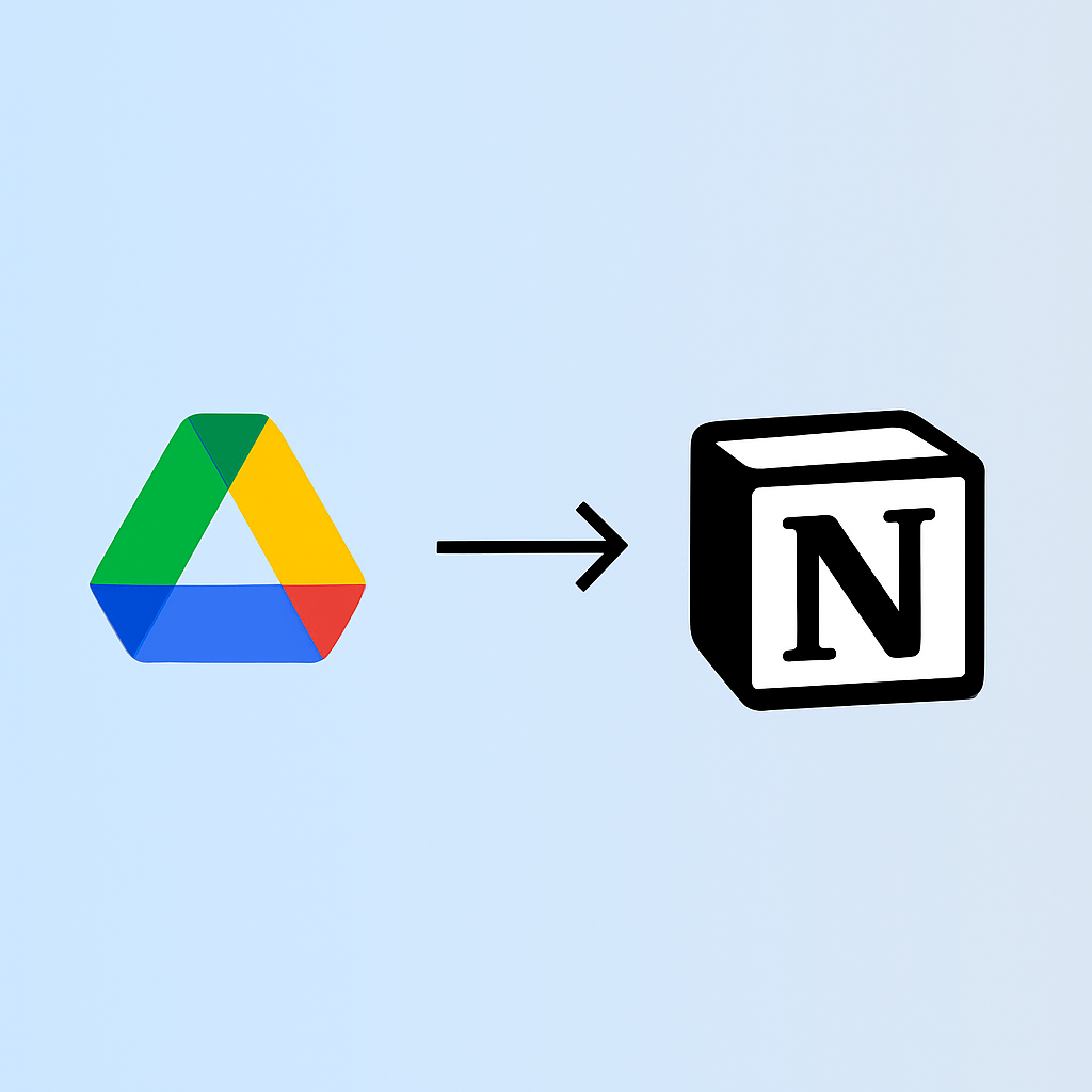 Restore a Notion backup from Google Drive