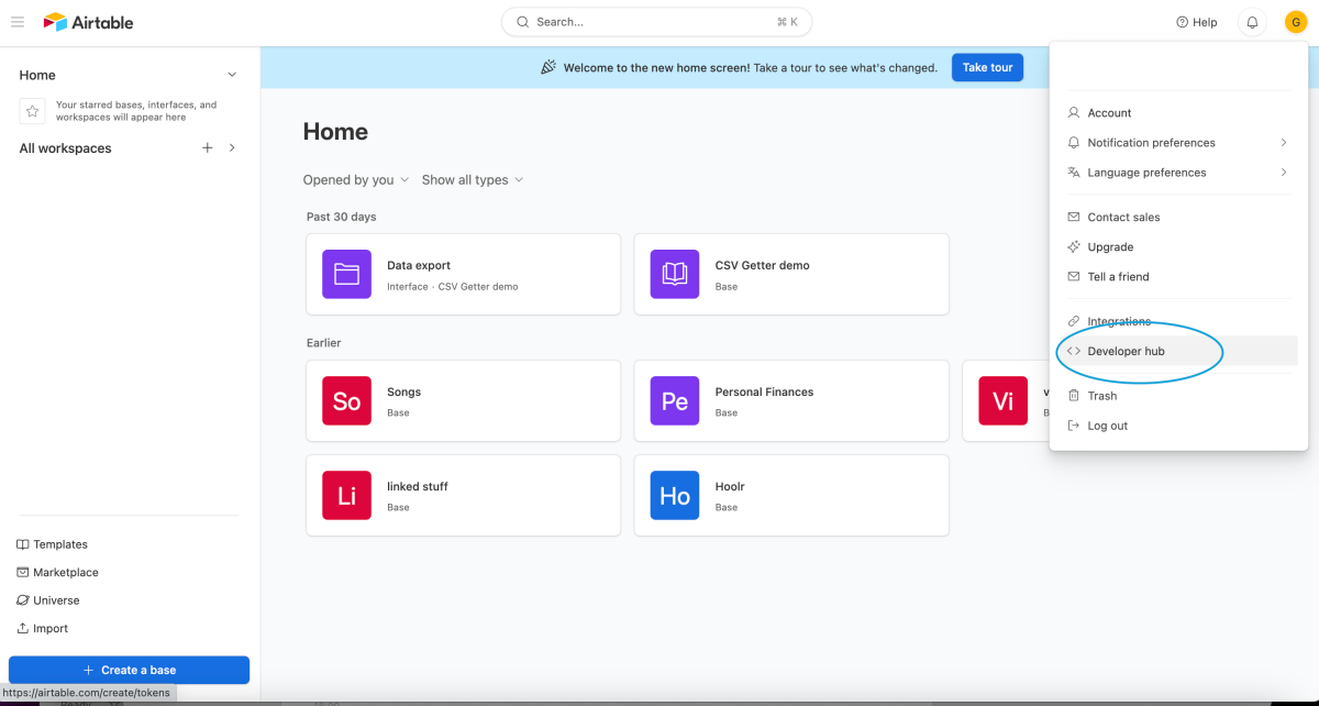 Airtable Api Key Deprecation