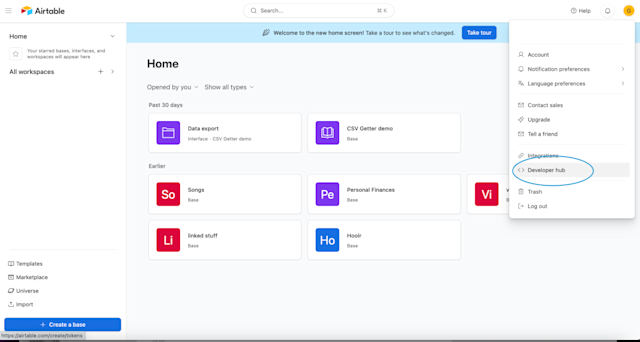 Airtable Api Key Deprecation